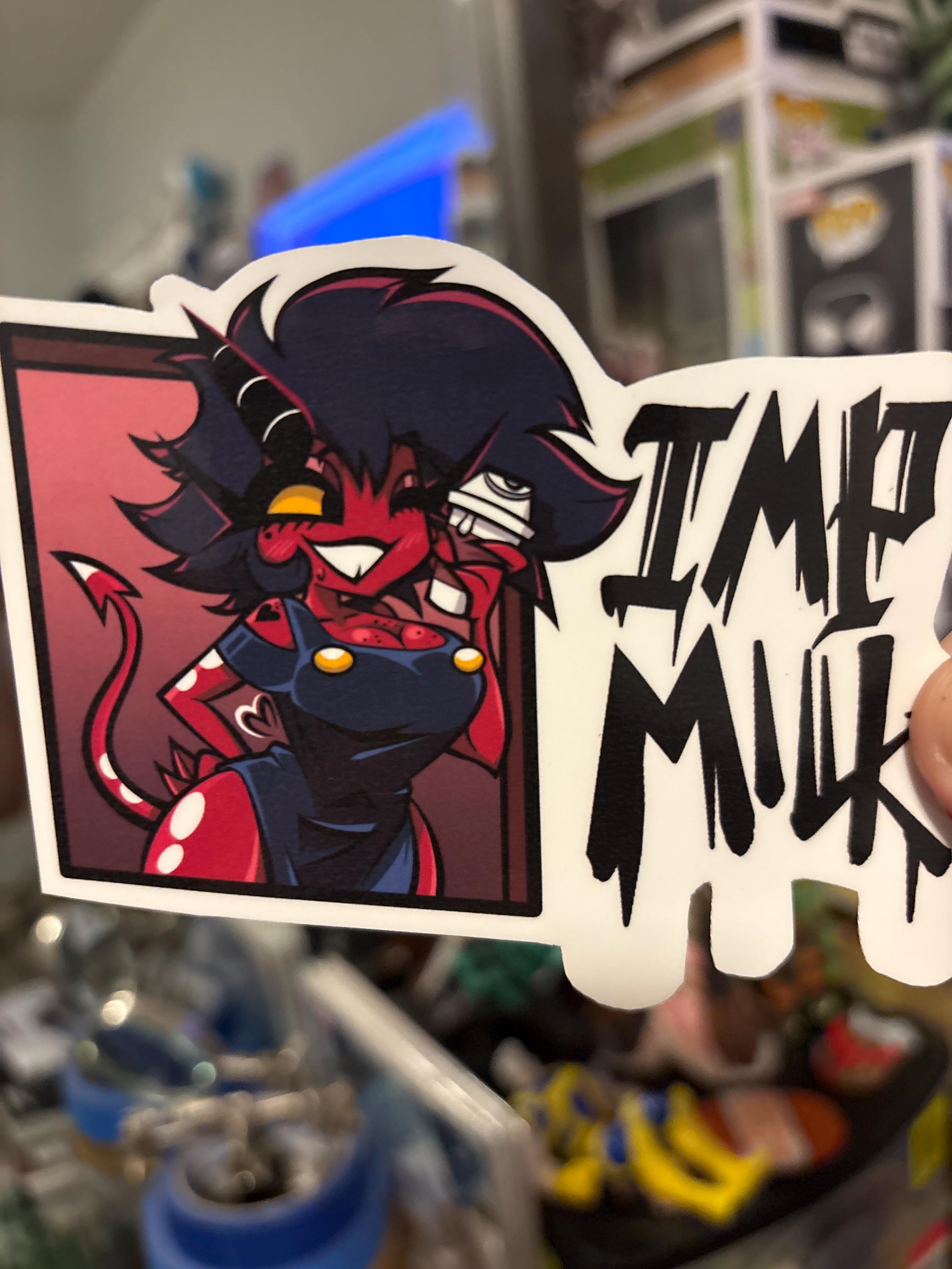 Millie Imp Milk Sticker - Helluva Boss - Etsy