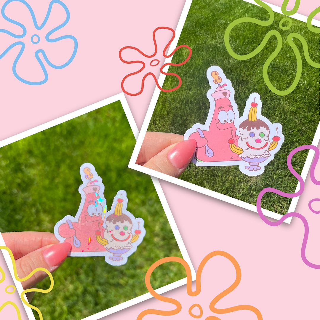 Patrick Star Sticker, Patrick Sticker, Goofy Goober Sticker, Spongebob ...