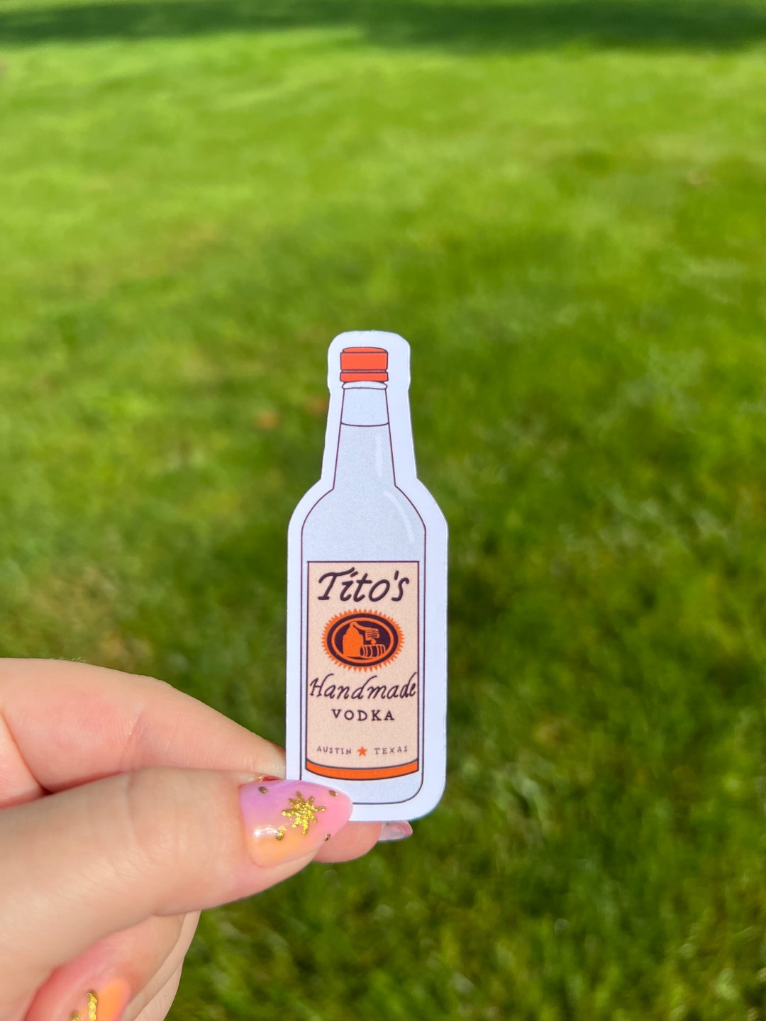 Titos Sticker, Vodka Sticker, Liquor Sticker, Alcohol Sticker, Titos ...