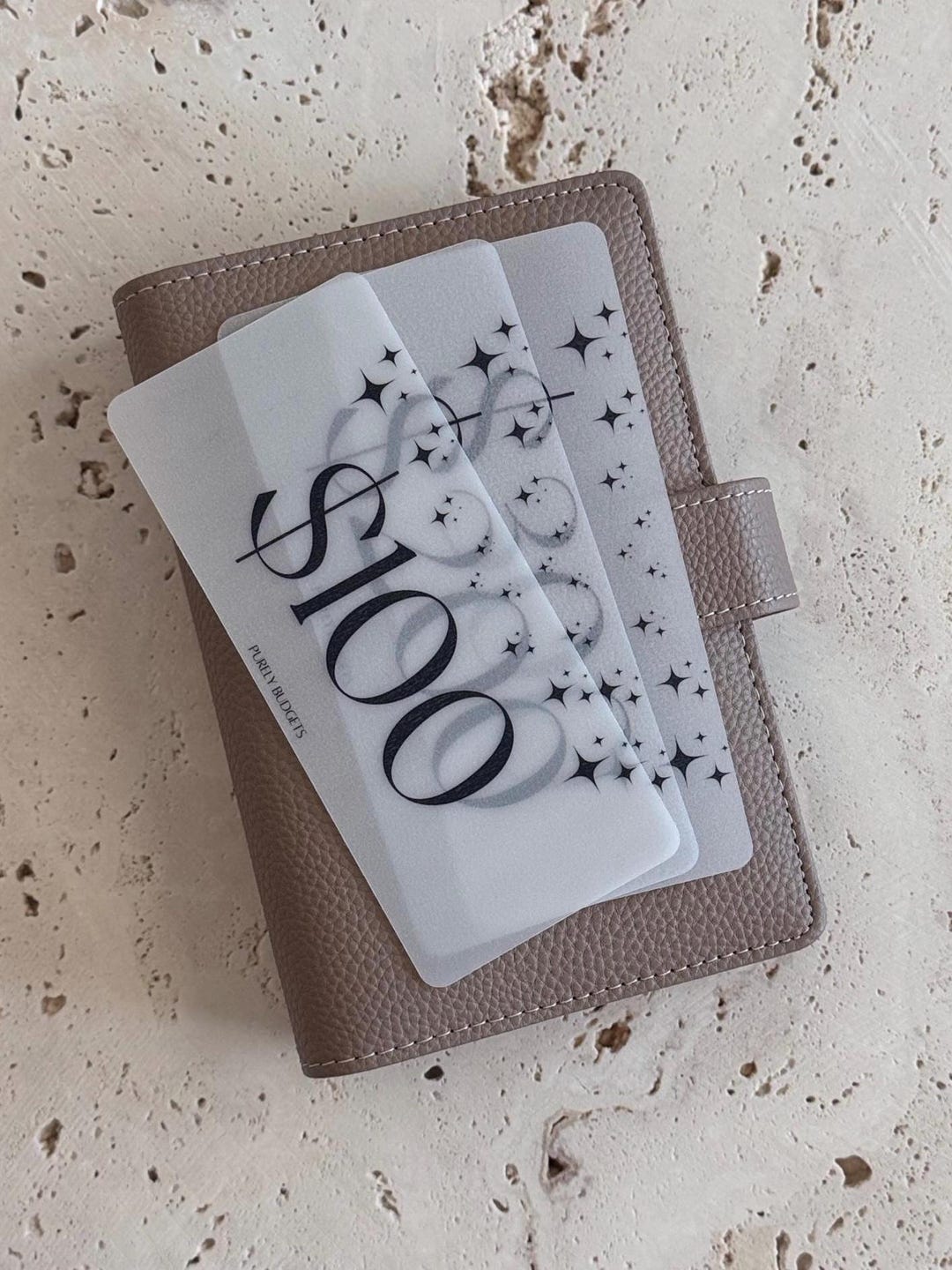 MATTE VELLUM Cash Placeholders | AESTHETIC Individual Inserts | Style 2 ...