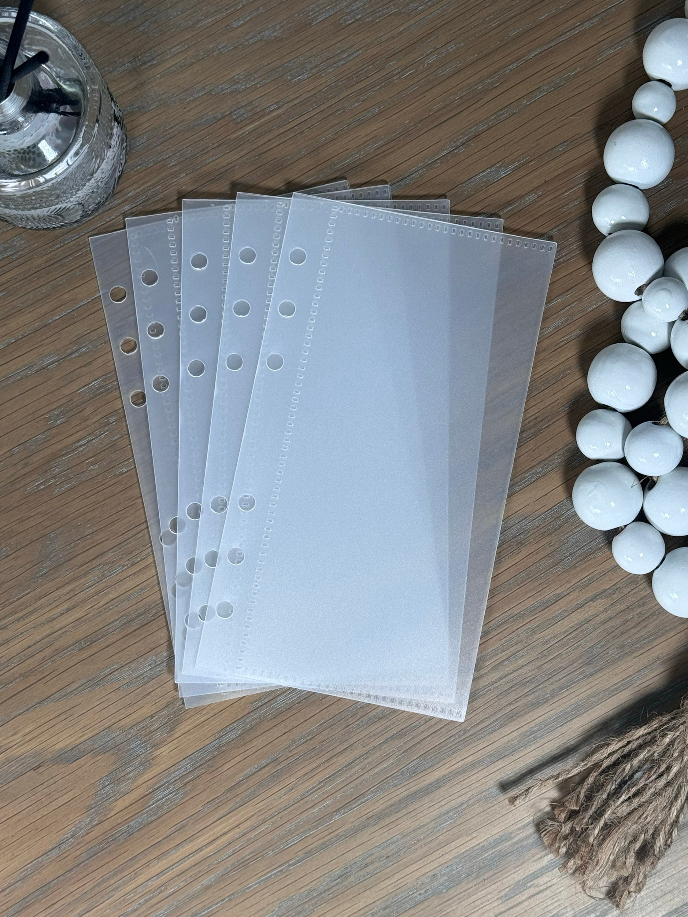 A6 Zipperless Clear Frosted Envelopes PVC - Etsy