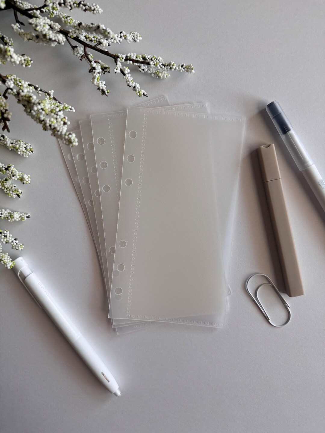 A6 Zipperless Clear Frosted Envelopes PVC - Etsy