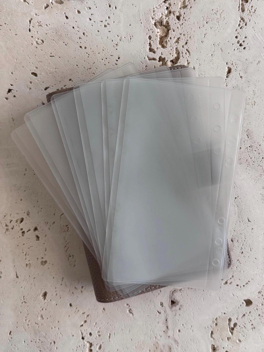 A6 Zipperless Clear Frosted Envelopes | Cash Envelope System - Etsy