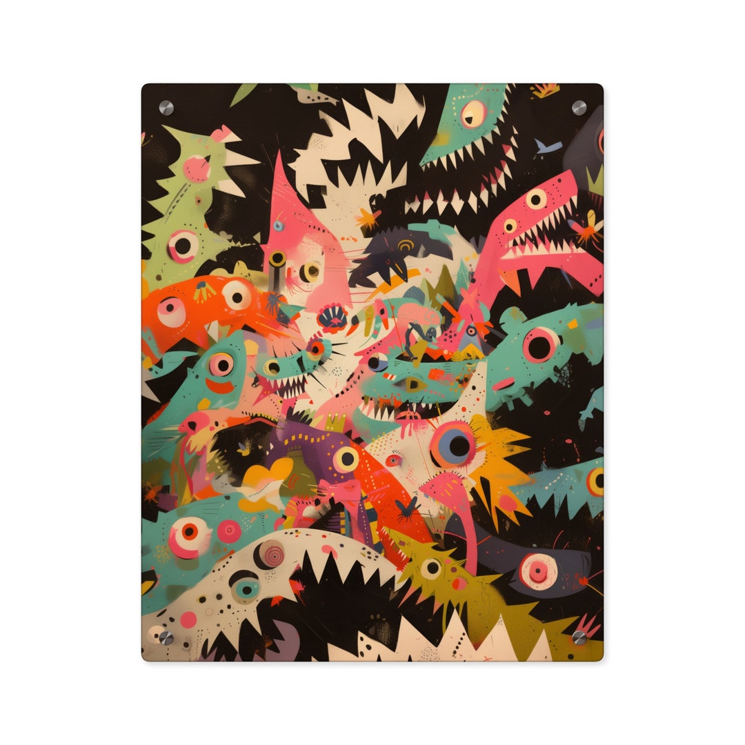 Creatures Unseen Acrylic Wall Art Panel - Ready to Hang Acrylic Print ...