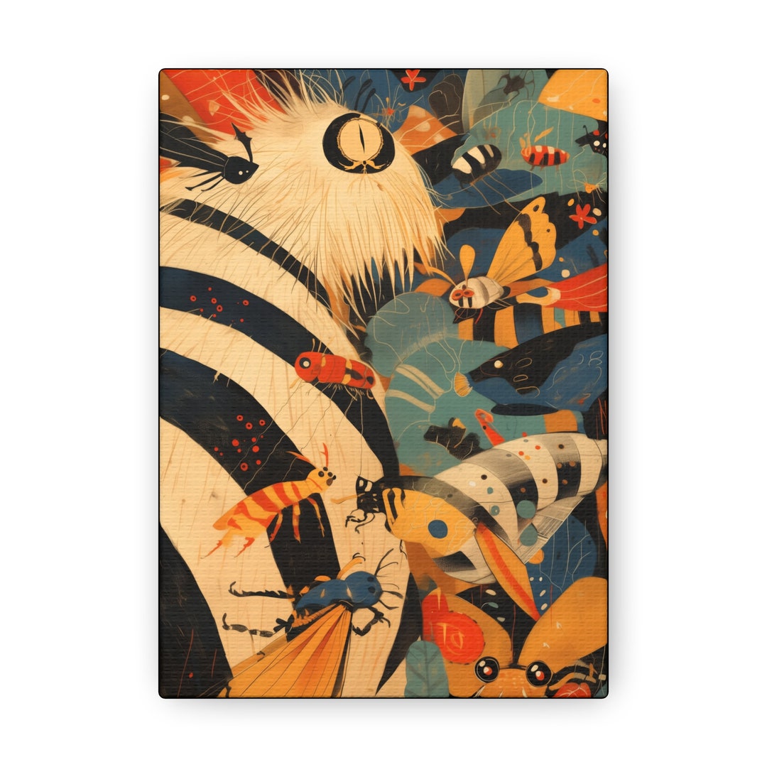 Dreamscape Dwellers - Canvas Print - Multiple Sizes - Mixed Media ...