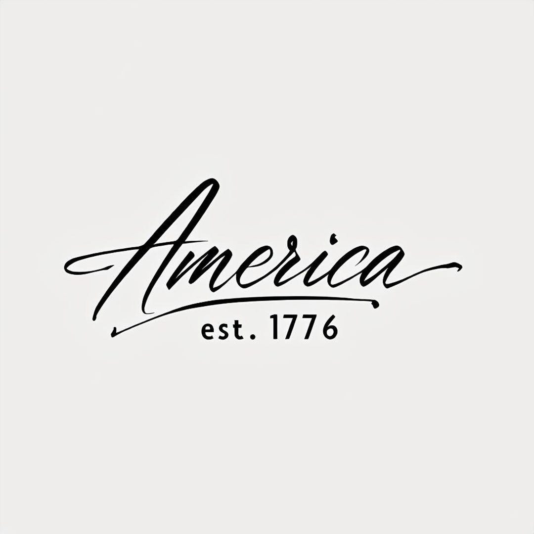 America Est. 1776 Printable | Patriotic Wall Art | 4th of July Decor ...