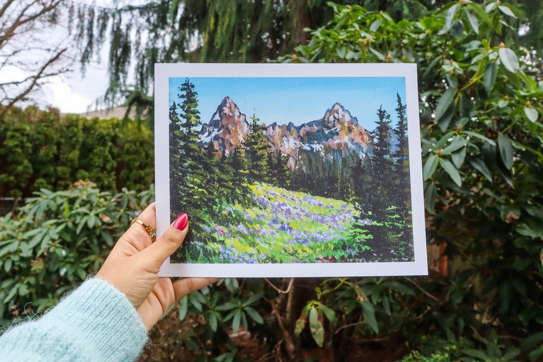 Lost and Found Art Print, Landscape Painting, Artist Made - Etsy