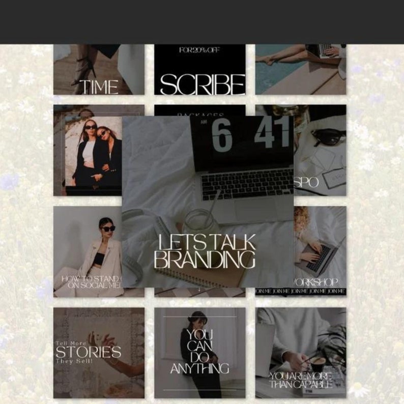 52 MRR Aesthetic Social Media Posts: Dark Luxurious Aesthetic MRR PLR ...