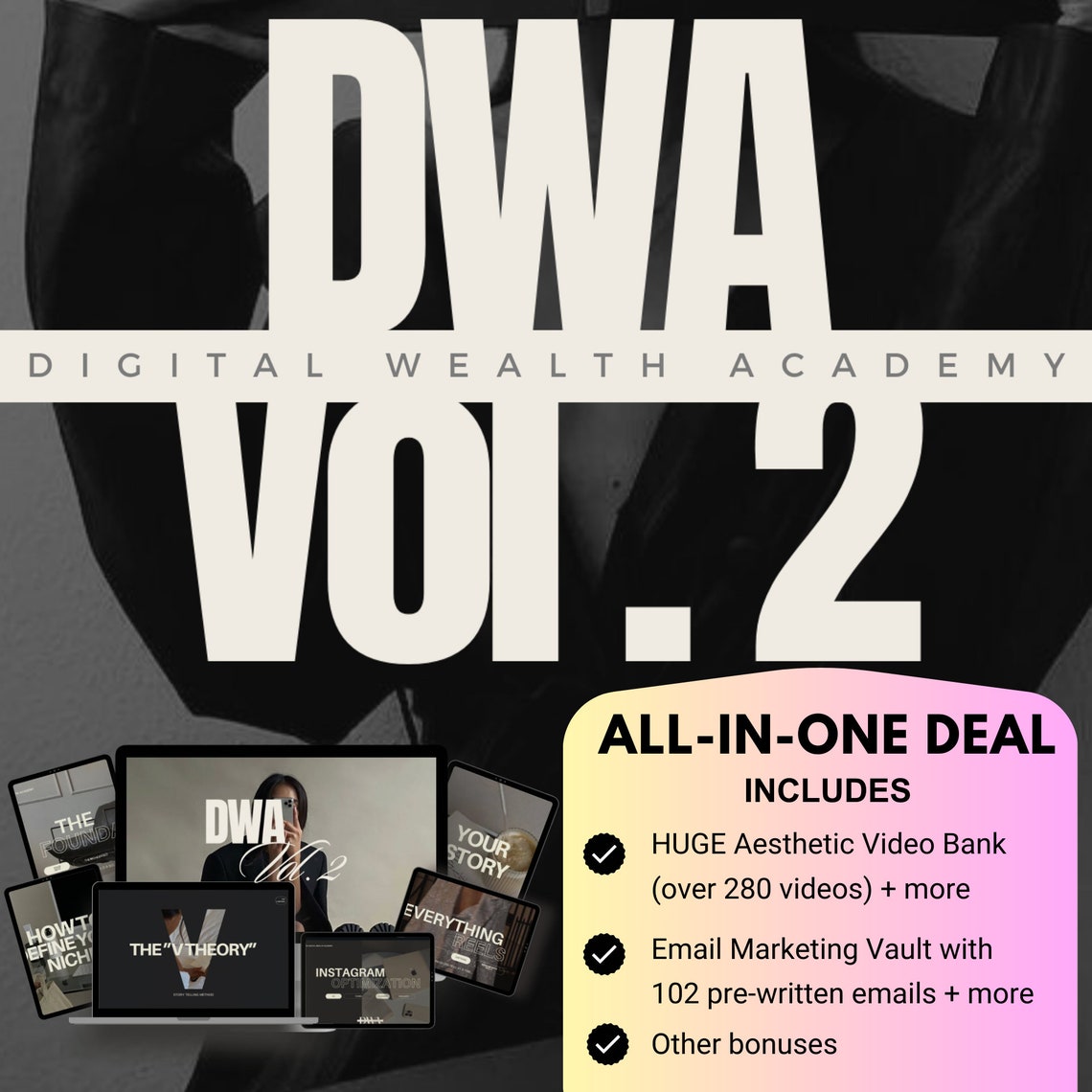 DWA Vol. 2 | Digital Wealth Academy | Digital Marketing Course With Master Resell Rights, Mrr ...