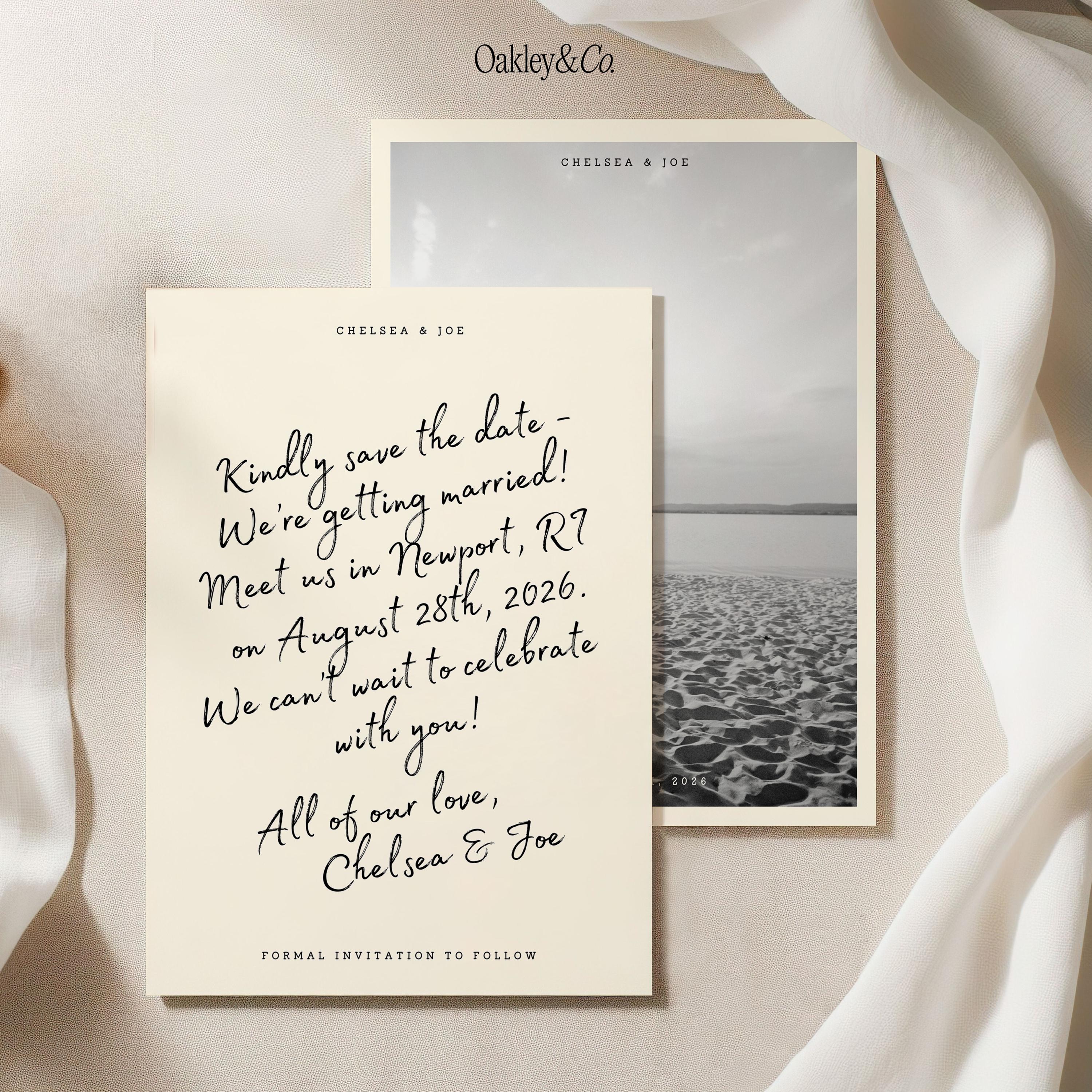 Save Date Template Digital Download Editable Canva Wedding Invitation ...