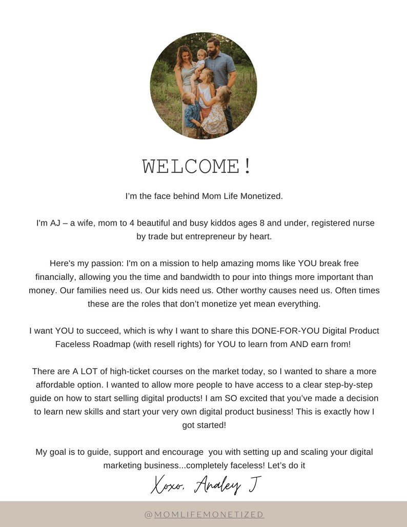 Faceless Digital Marketing Road-map MRR PLR - Etsy