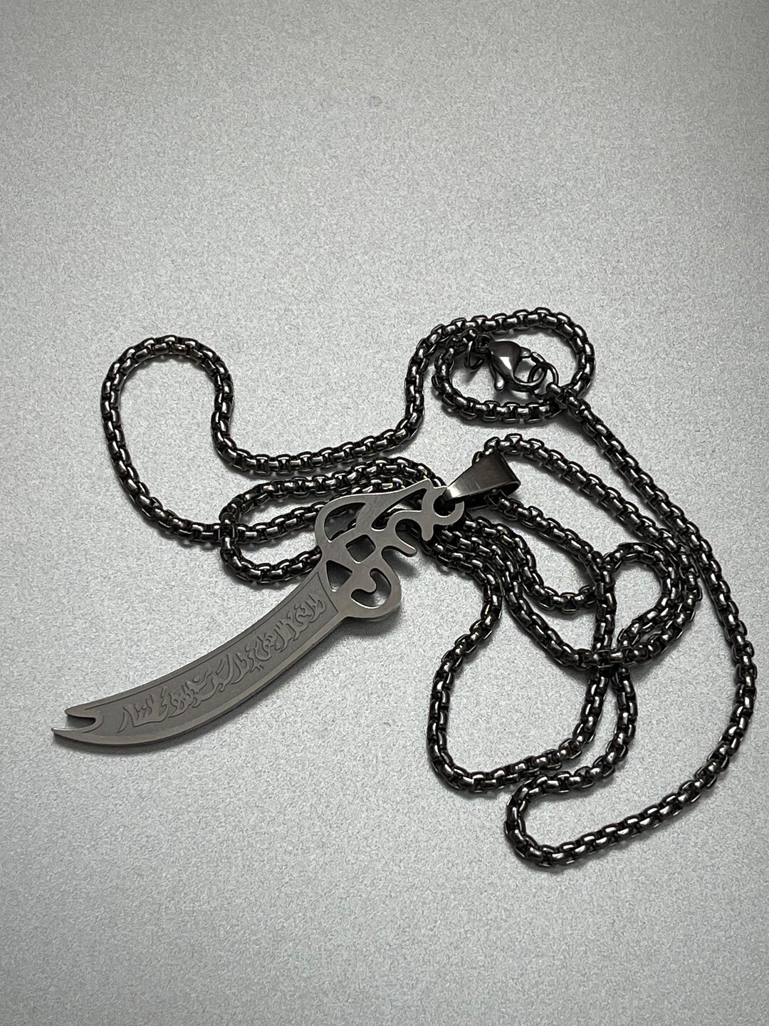 Imam Ali Zulfiqar Haider Sword Arabic Chain Pendent Eid Ramadan Gift ...