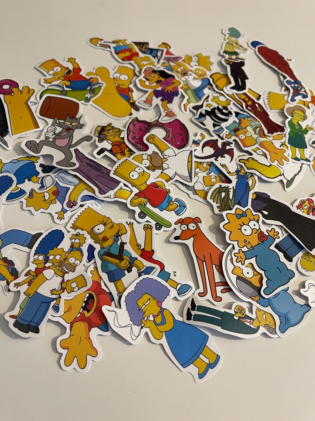 Simpsons Stickers “marge, Homer, Lisa Aesthetic Decal for Water Bottle ...