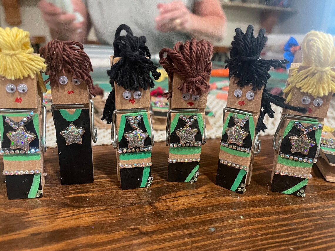Personalized Team- Cheer Pins/spirit Clips - Etsy