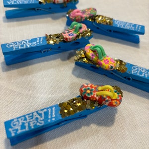 Hand Made Cheer Pins/spirit Clips. - Etsy