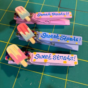 Hand Made Cheer Pins/spirit Clips. - Etsy