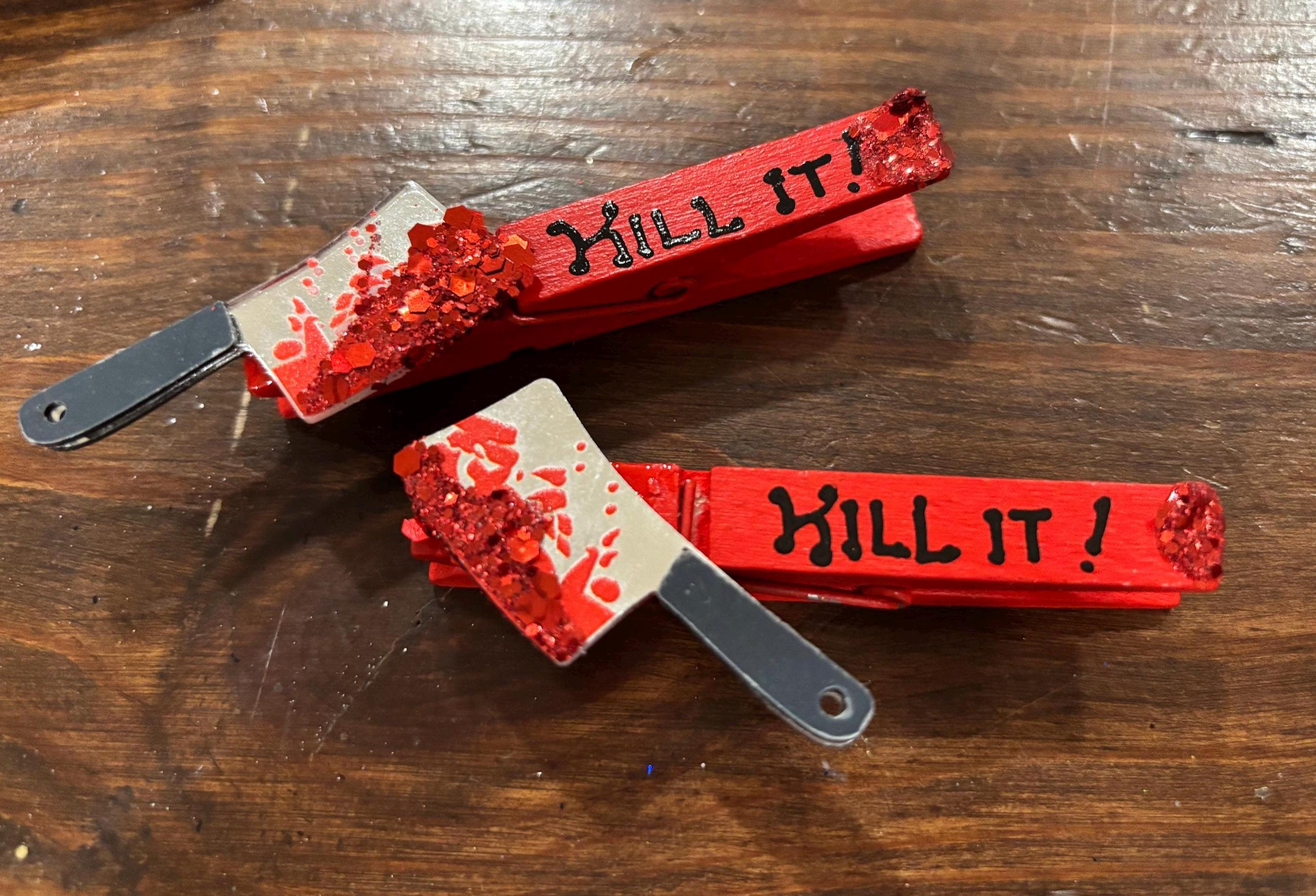 Hand Made Cheer Pins/spirit Clips. - Etsy