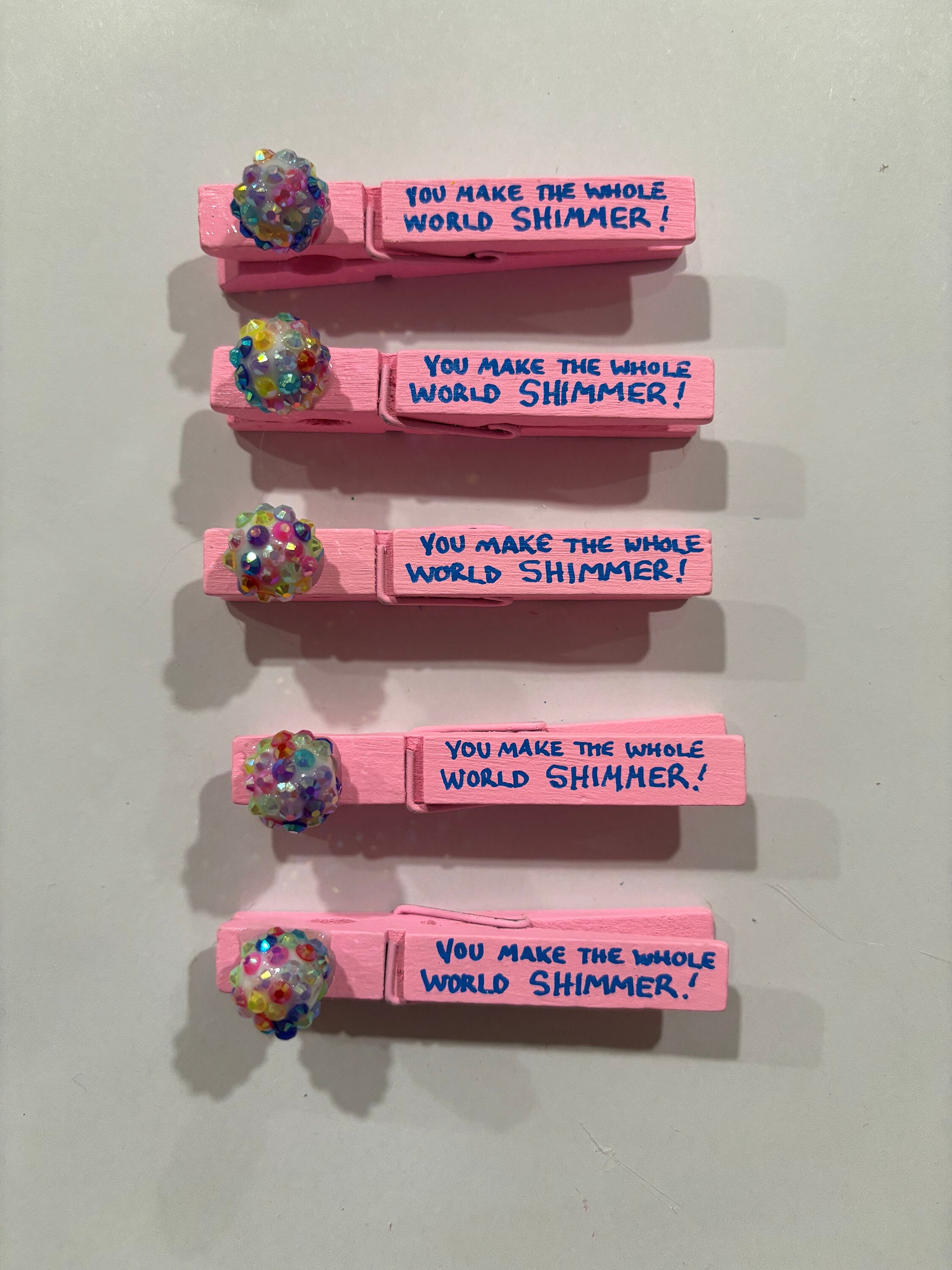 Hand Made Cheer Pins/spirit Clips. - Etsy