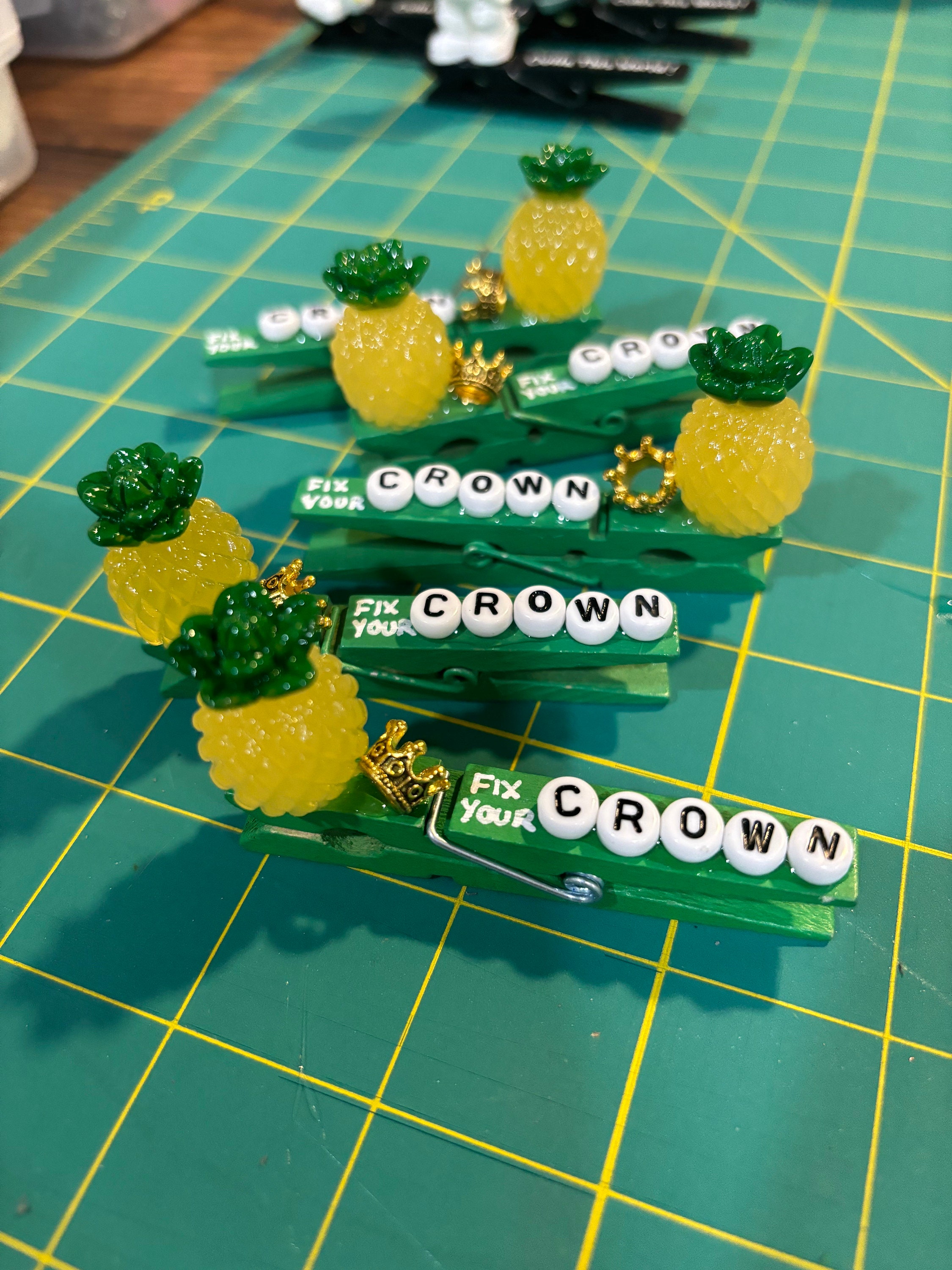 Hand Made Cheer Pins/spirit Clips. - Etsy