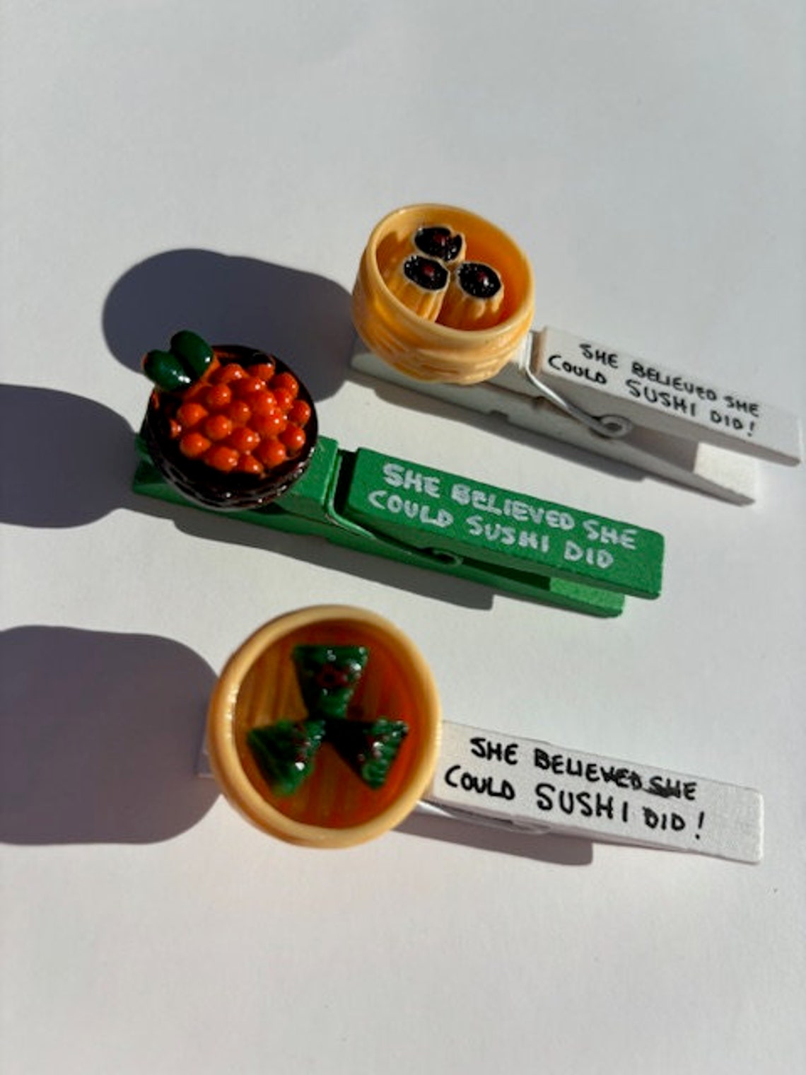 Hand Made Cheer Pins/spirit Clips. - Etsy