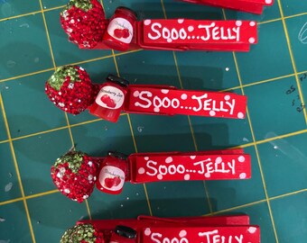 Hand Made Cheer Pins/spirit Clips. - Etsy