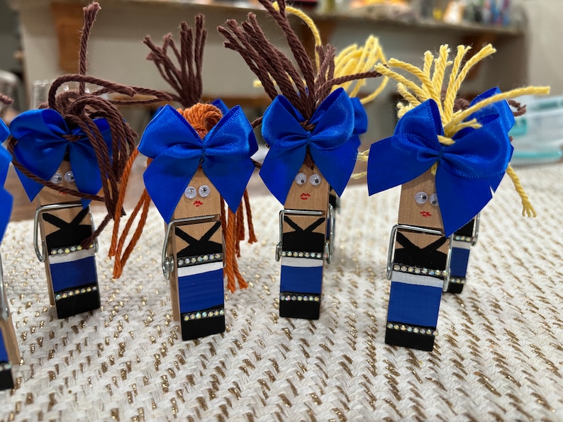 Personalized Team- Cheer Pins/spirit Clips - Etsy