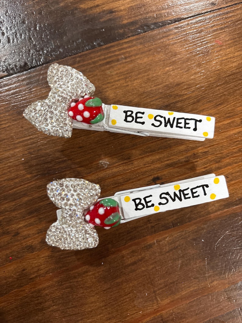 Hand Made Cheer Pins/spirit Clips. - Etsy