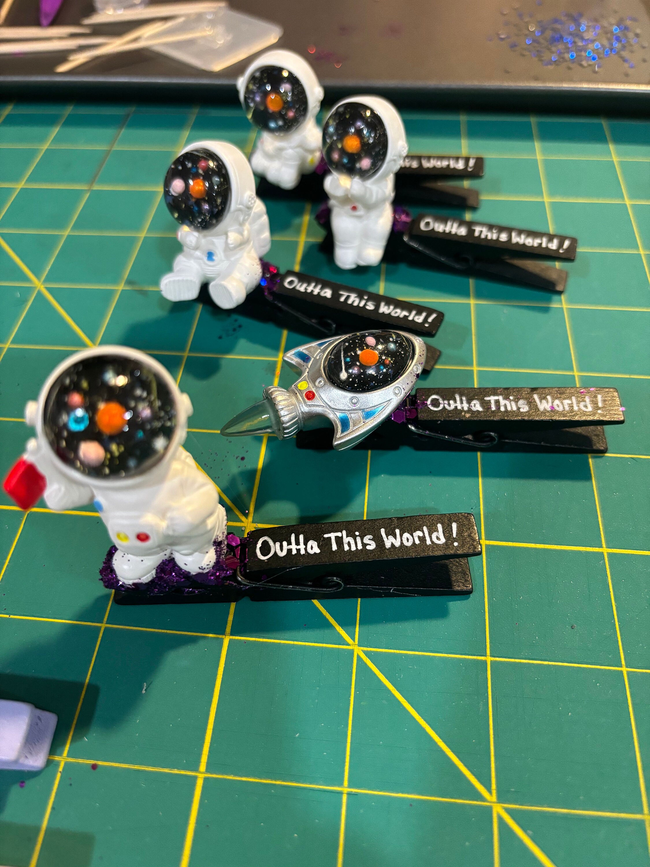 Hand Made Cheer Pins/spirit Clips. - Etsy