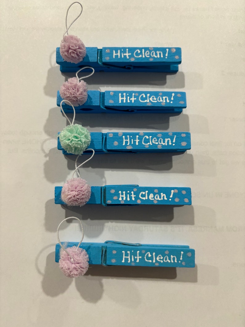 Hand Made Cheer Pins/spirit Clips. - Etsy