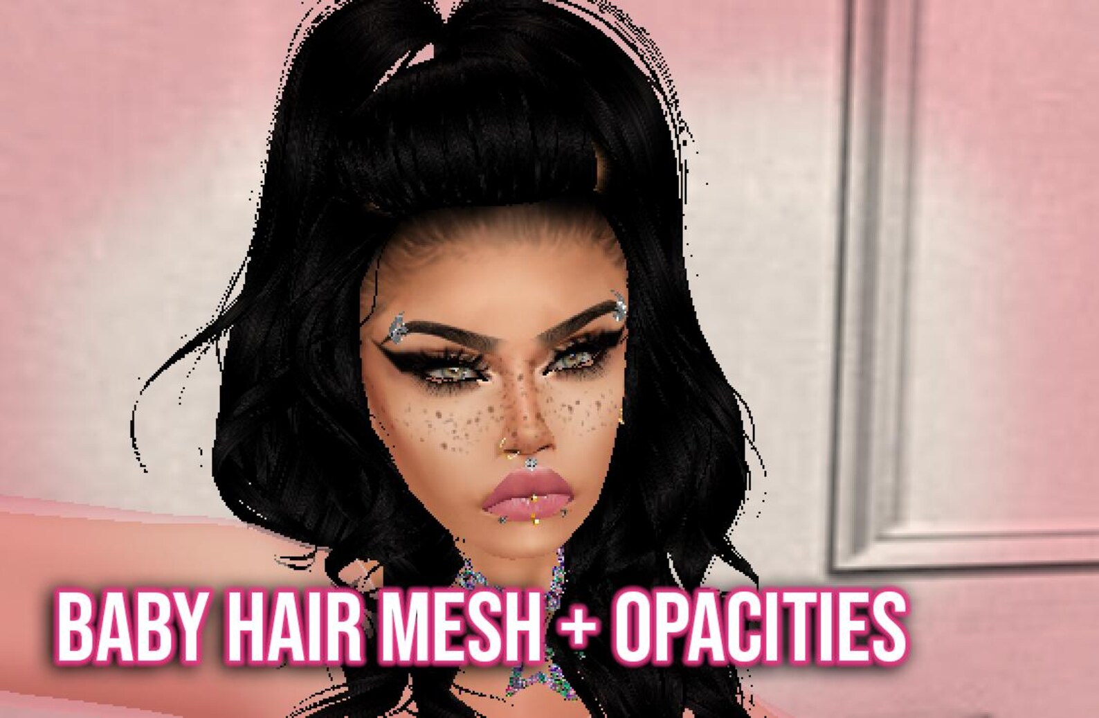 IMVU Baby Hair Mesh Front Cap Only - Opacities Included - Etsy