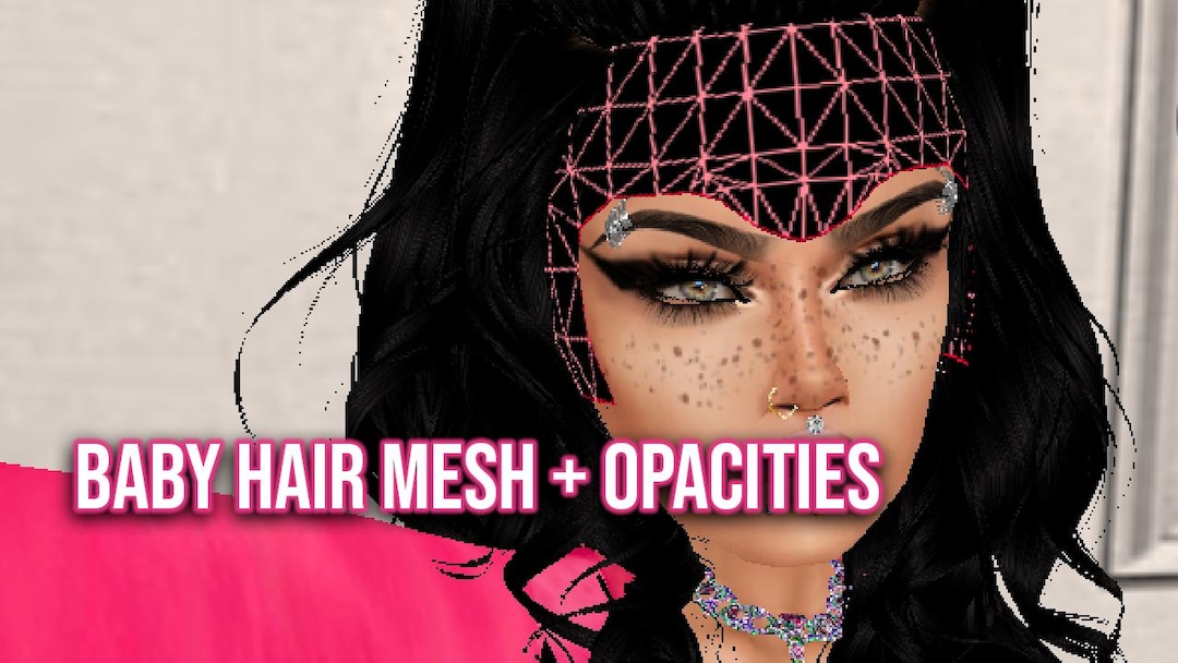 IMVU Baby Hair Mesh Front Cap Only - Opacities Included - Etsy