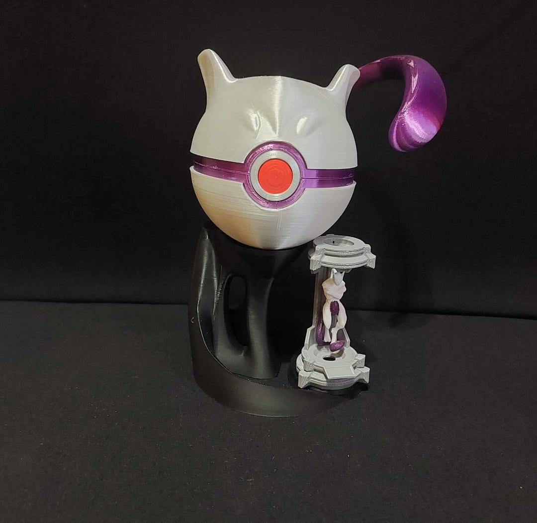 Mewtwo Pokeball Set - Etsy