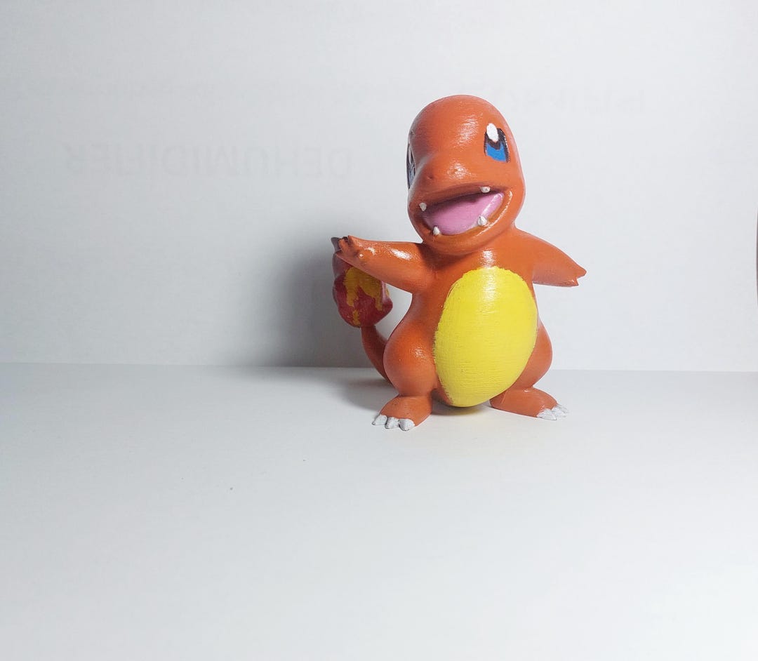 Charmander Handpainted Figure. - Etsy