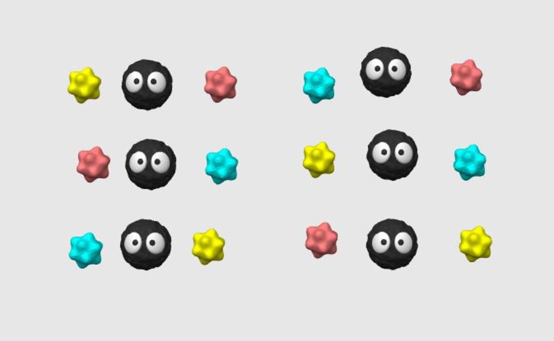 3D Printed Beads Soot Sprite: Colorful Candy DIY Jewelry Necklace ...