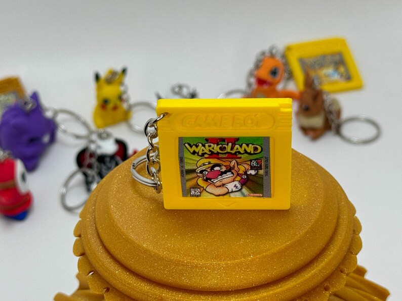 3D Printed Replica Pokémon Gameboy Cartridge Keychains Poké Gameboy ...