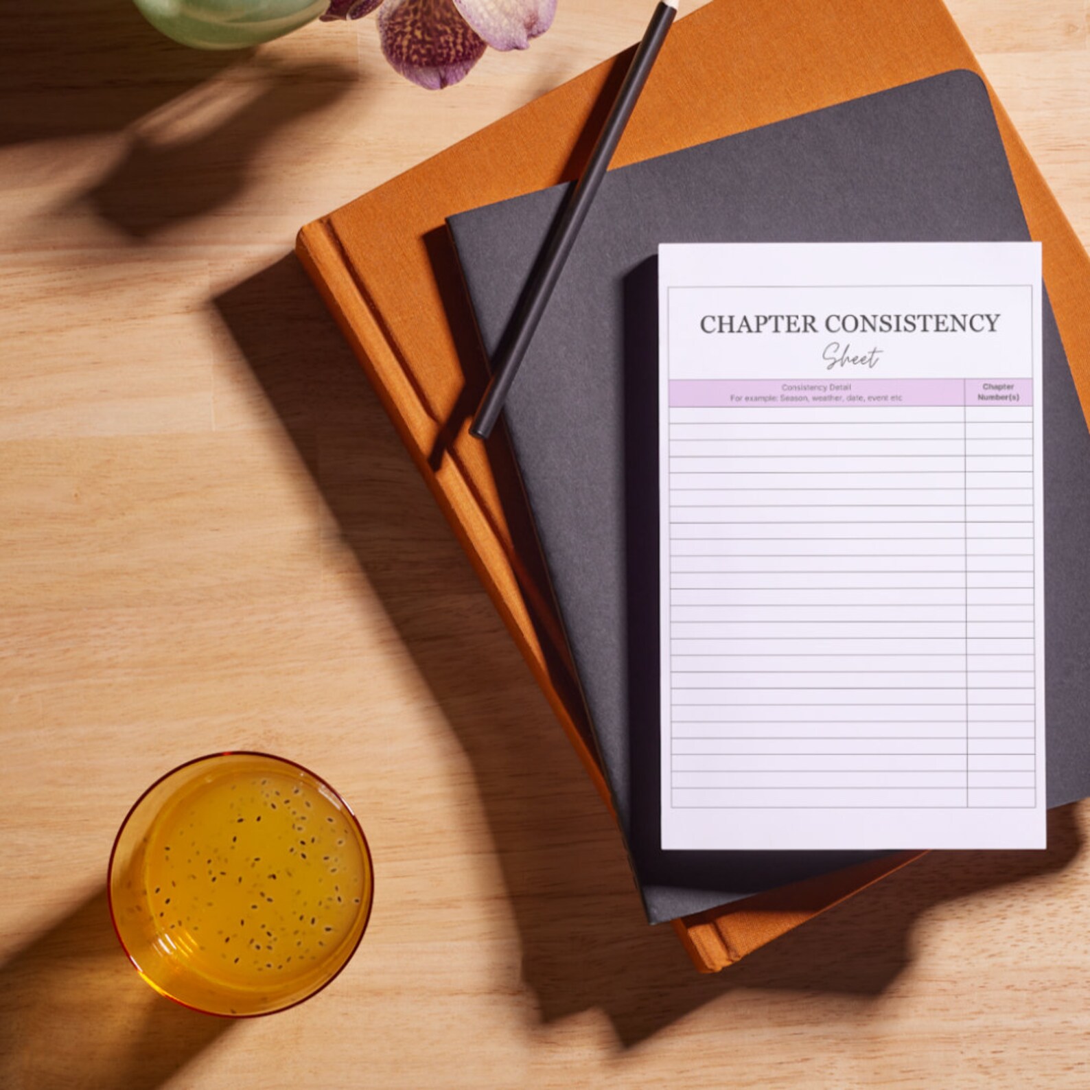 Novel Writing Consistency Tracker Printable I PDF Print I Tools for ...