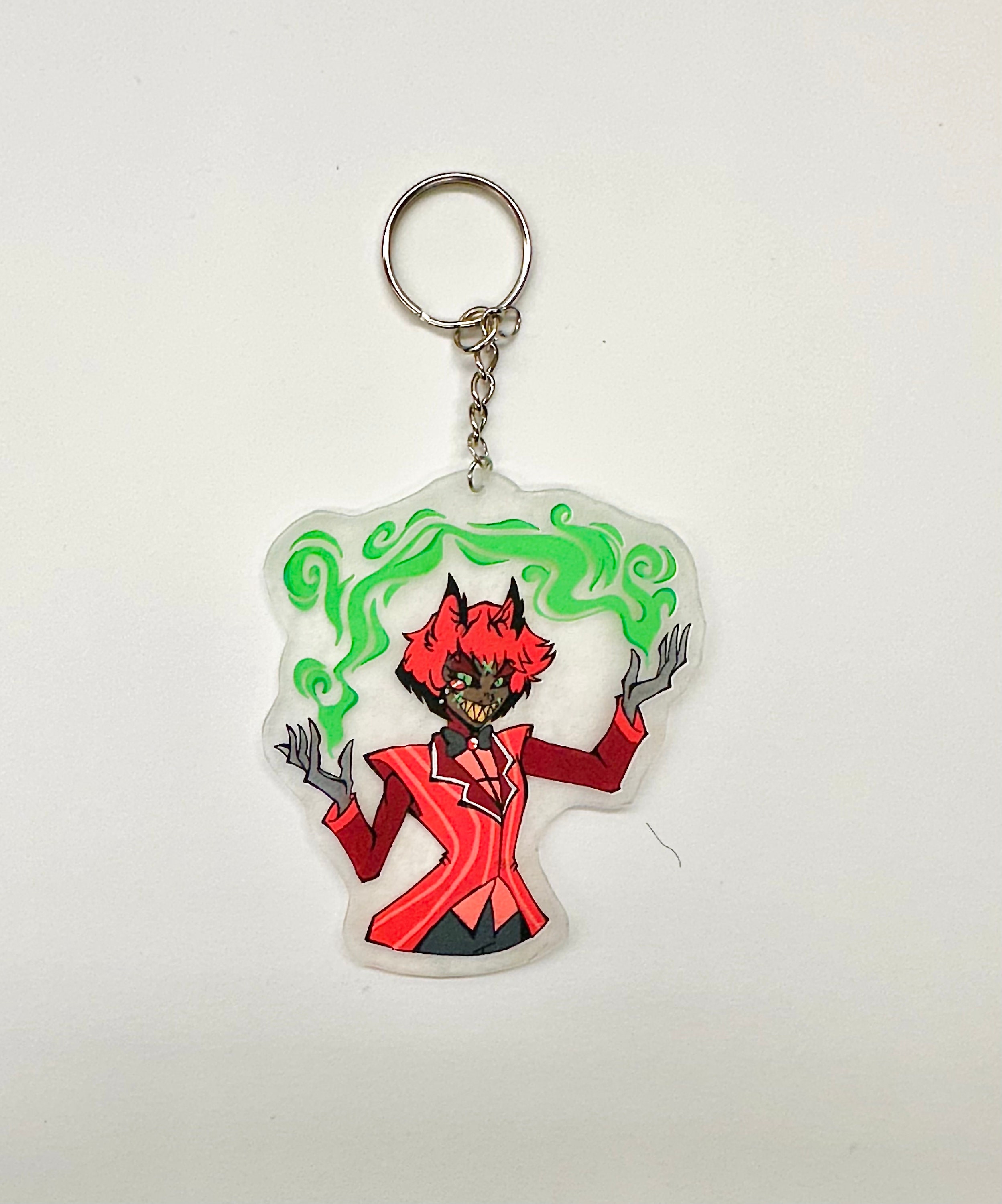 Alastor From Hazbin Hotel Keychain - Etsy