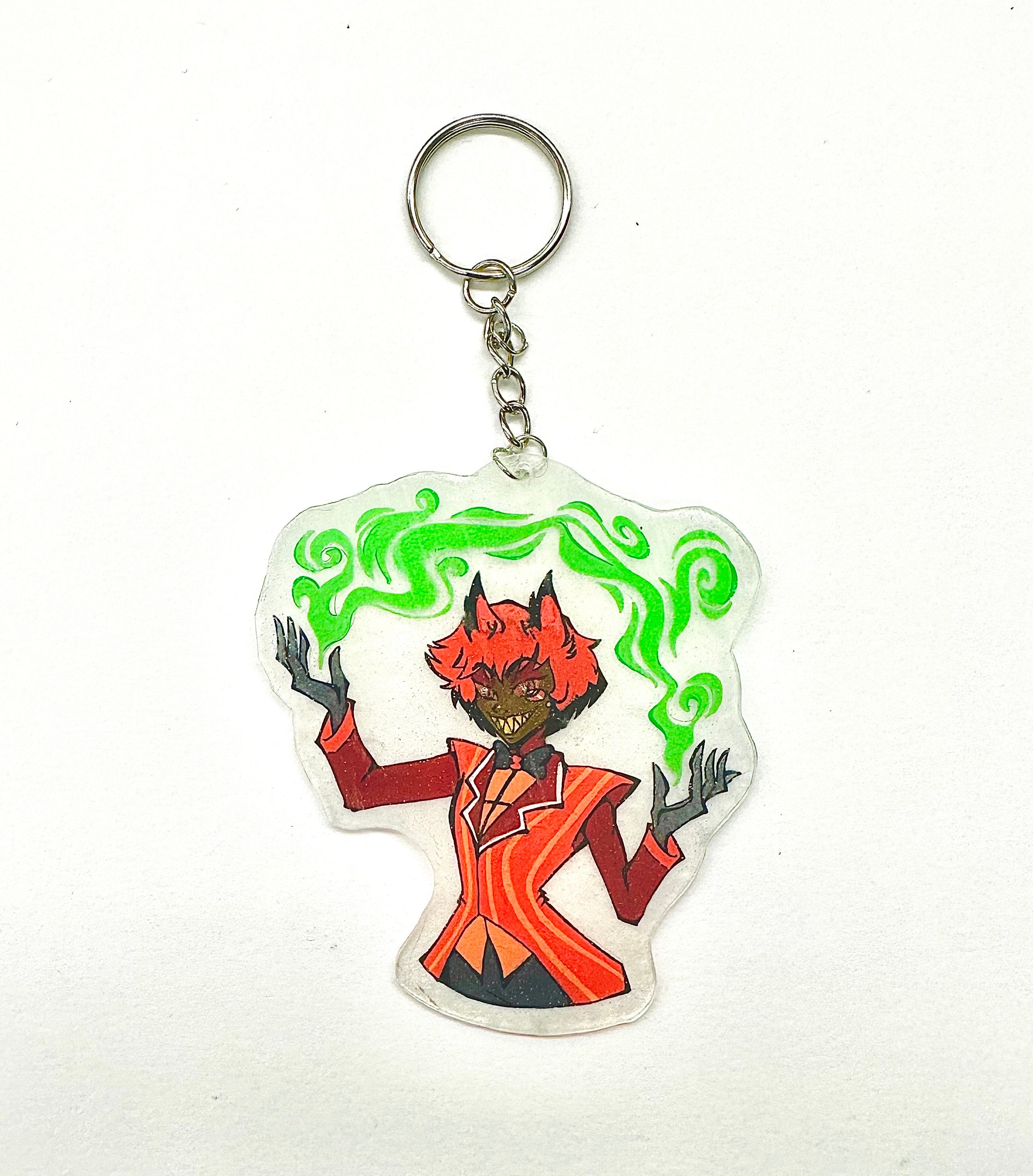 Alastor From Hazbin Hotel Keychain - Etsy