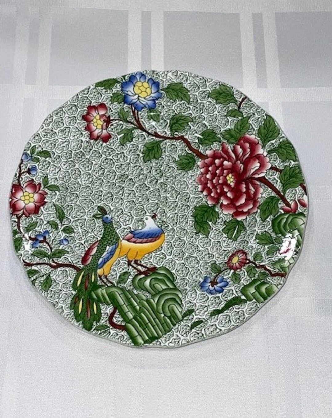 Antique Copeland Late Spode Circa 1800s Devonia Peacock and Floral ...