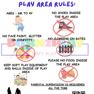 Soft Play Rules - Etsy