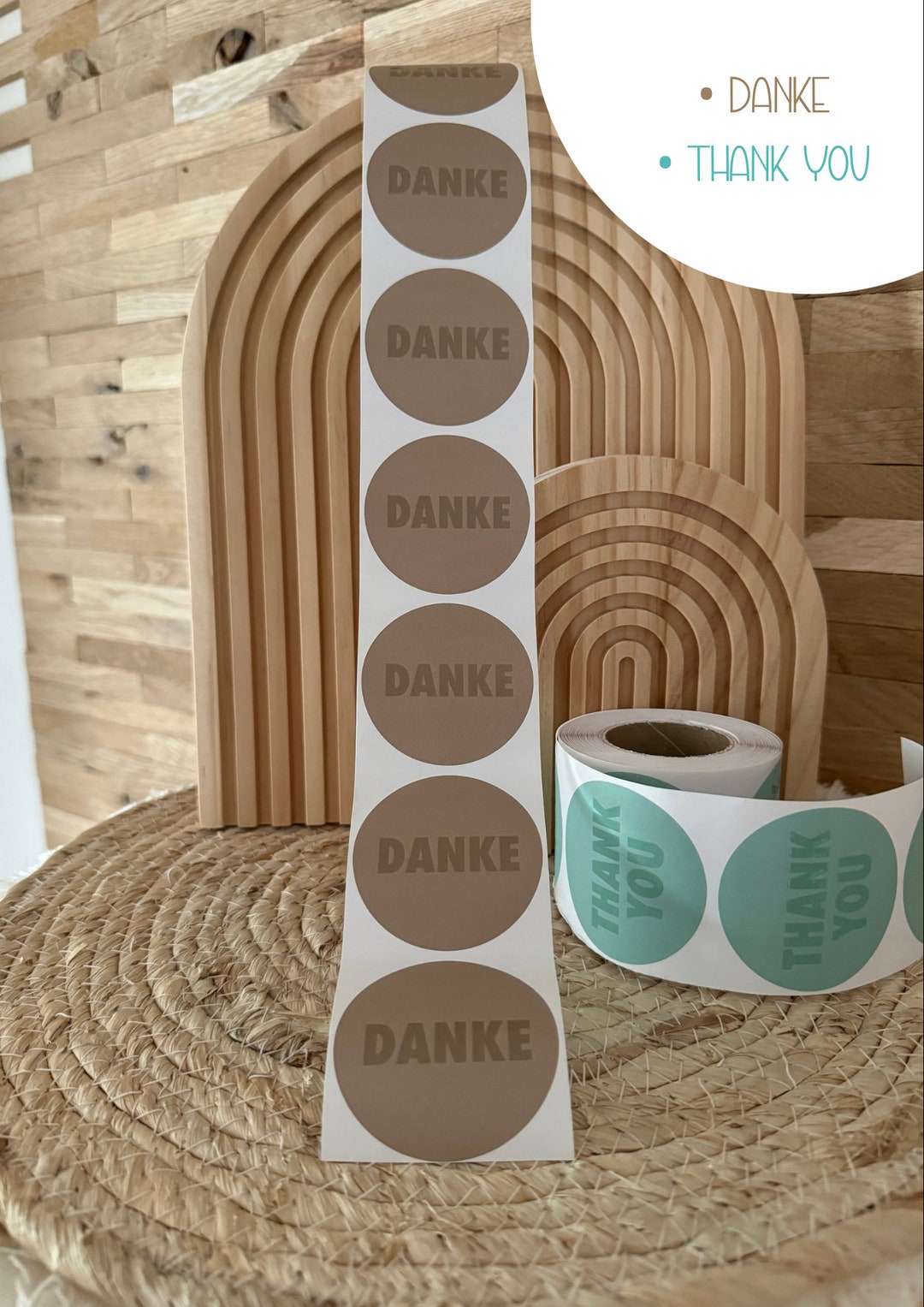 Sticker Danke Thank You - Etsy