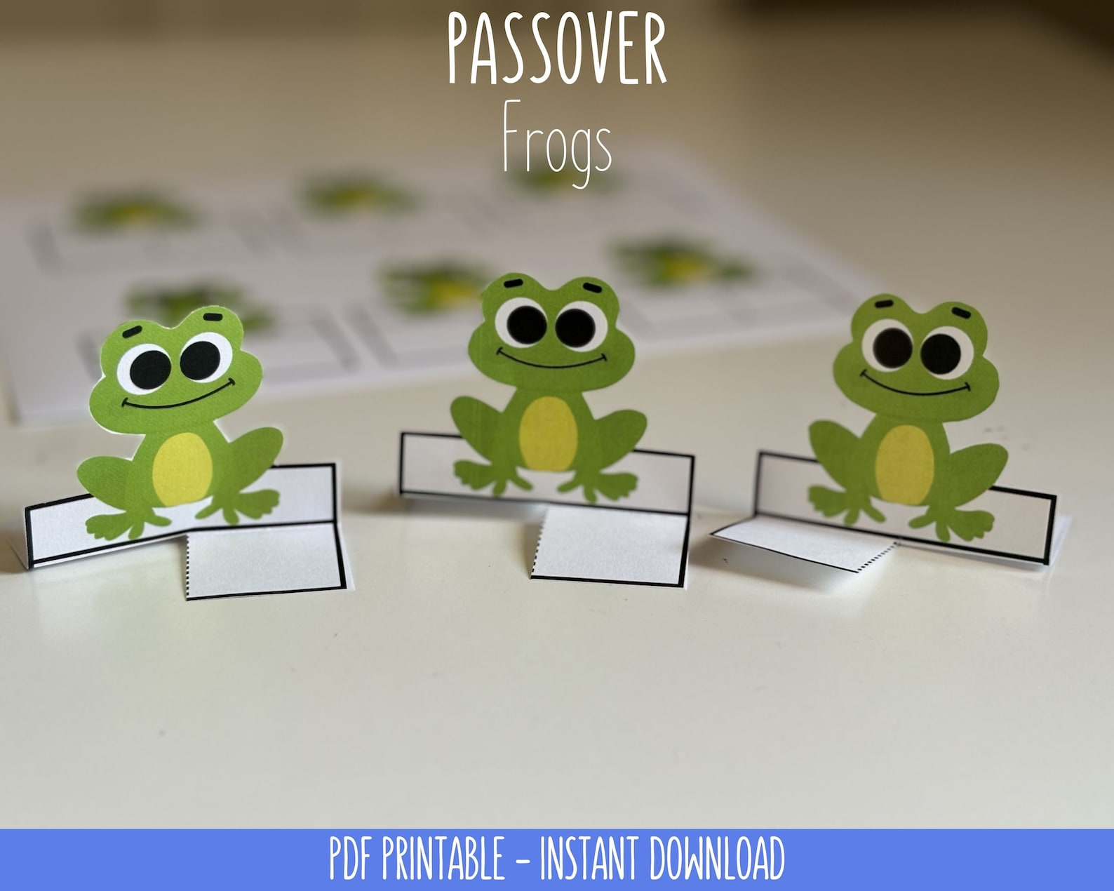 Passover Frogs Cutouts Frog Crafts Pesach Frog Activities Children ...