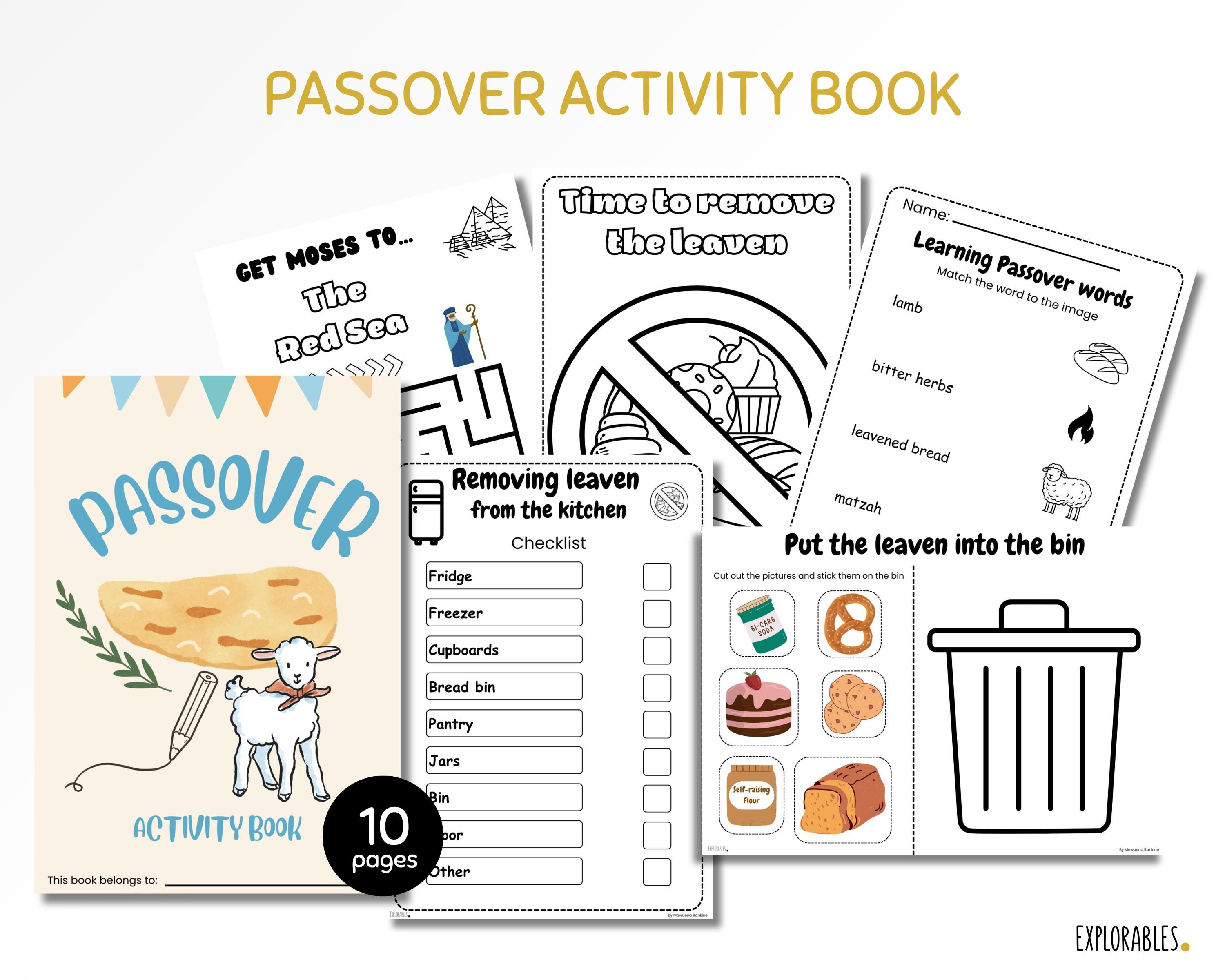 Feast Day Activity Vault Feast of YHWH Passover Feast of Unleavened ...