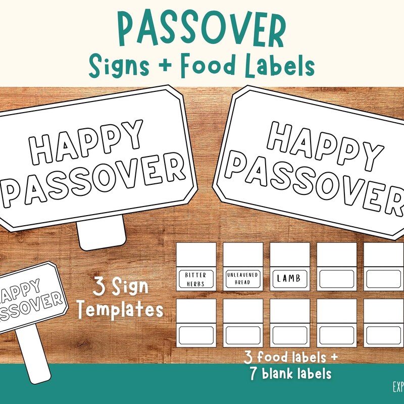 Passover Sign - Etsy