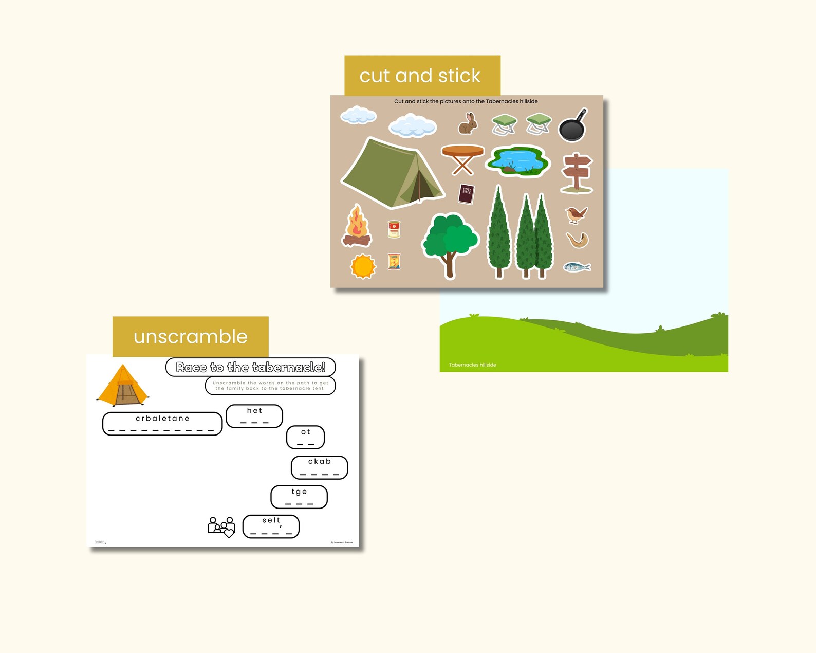 The Feast of Tabernacles Activity Pack Sukkot Worksheets for Kids ...