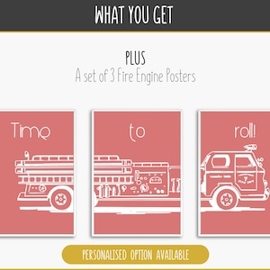 Emergency Services Tuff Tray Bundle With Fire Engine Posters ...