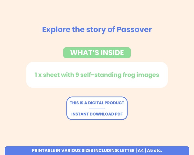 Passover Frogs Cutouts Frog Crafts Pesach Frog Activities Children ...