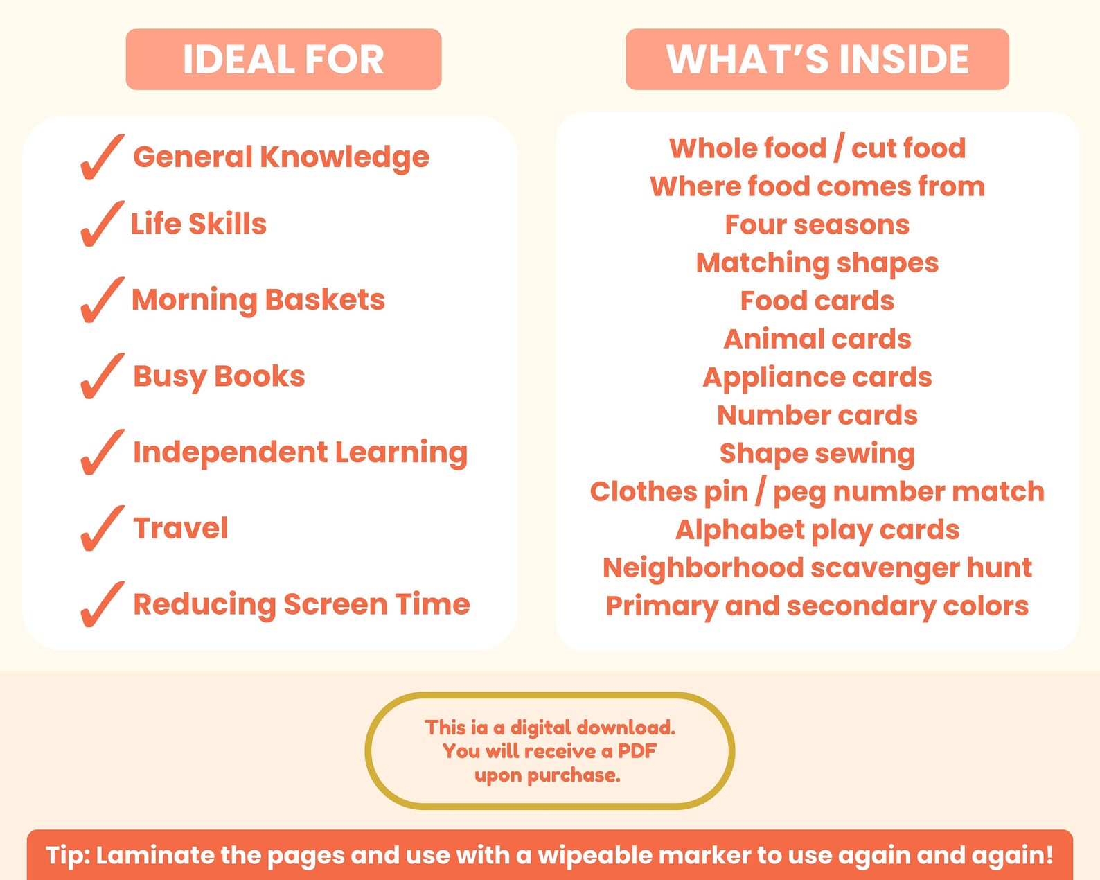 Master Resell Rights Toddler Basics Activity Bundle Worksheet for Kids ...