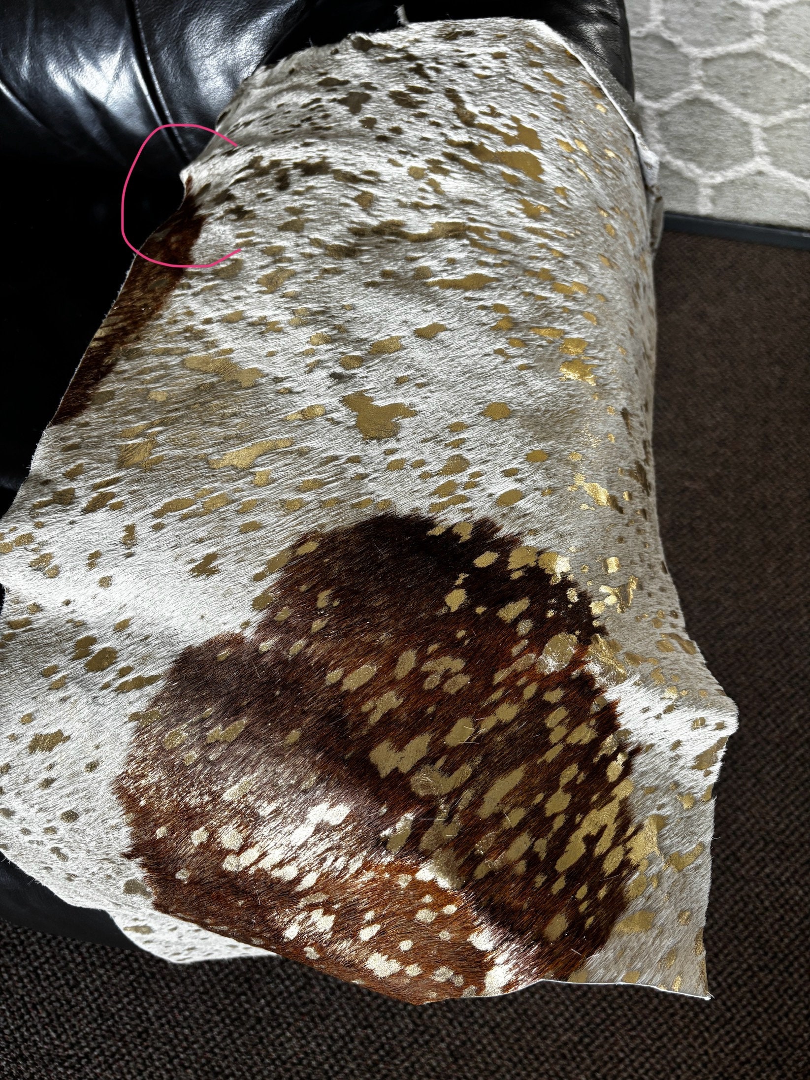 Cowhide Wedding Favours for Guests Real Cowhide Coasters Cowhide ...