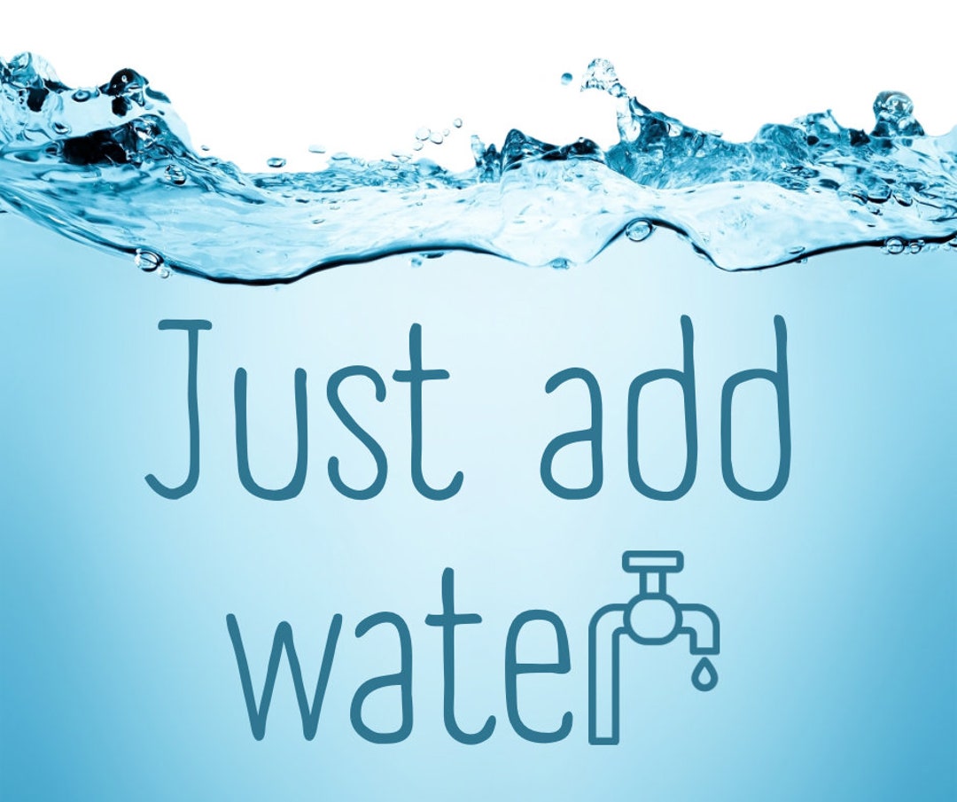 Care Package Sign Just Add Water - Etsy